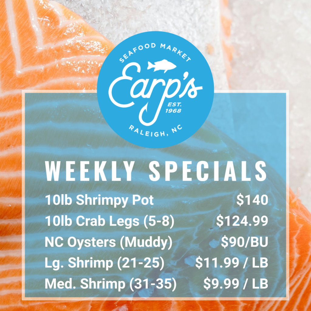 Seafood Market Raleigh | Earp's Seafood Market | Raleigh NC